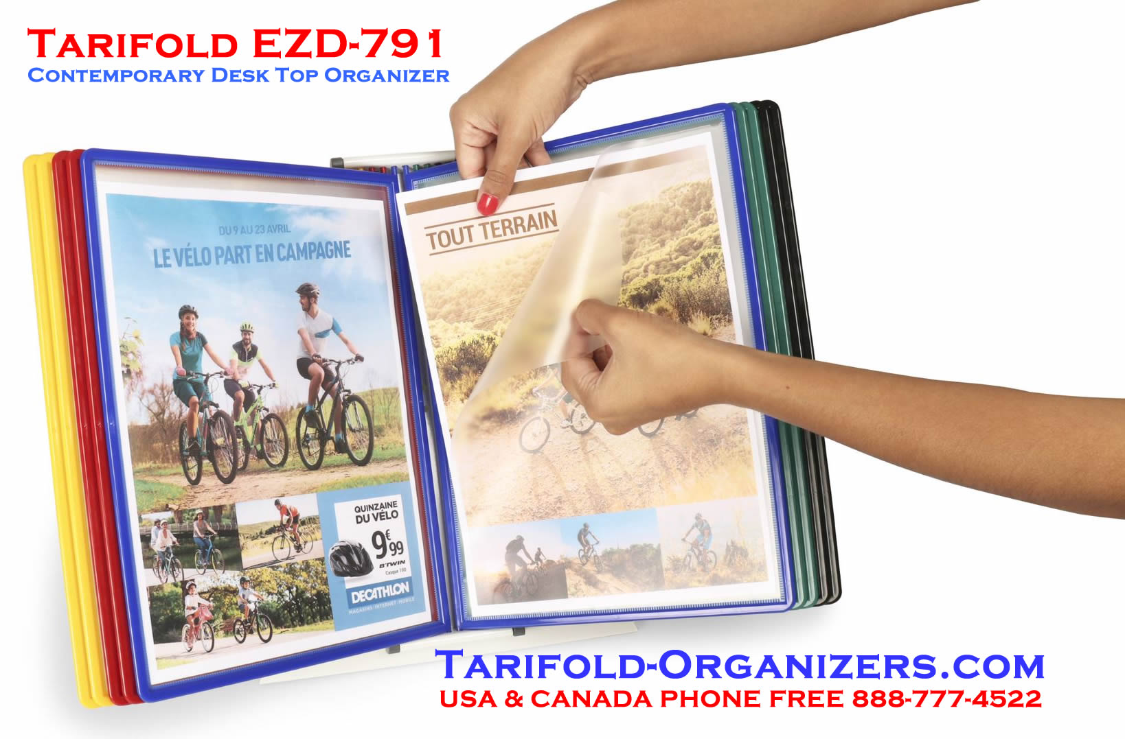 Tarifold® E-Z LOAD Desk & Wall Units • Tarifold-Organizers.com