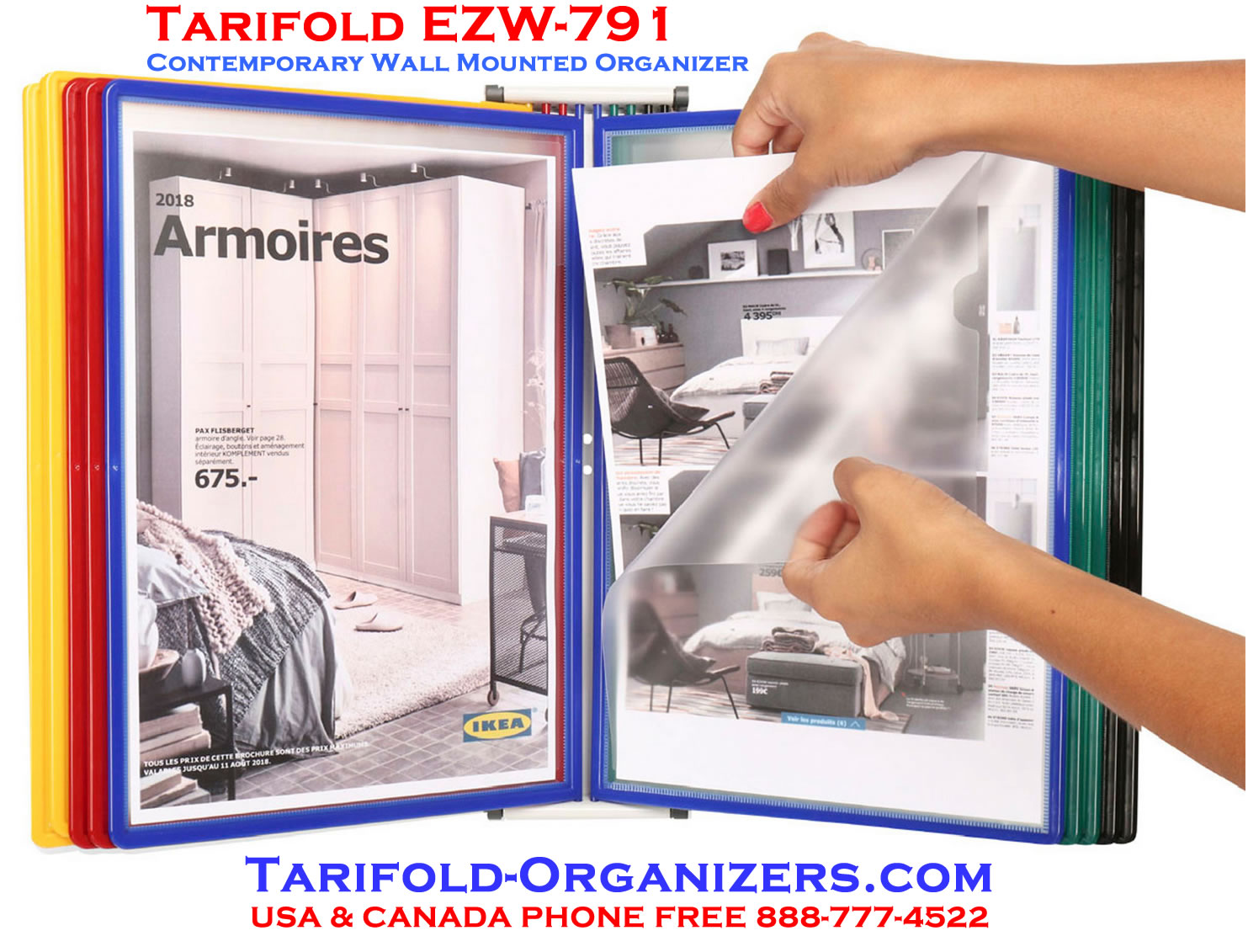 Tarifold® E-Z LOAD Desk & Wall Units • Tarifold-Organizers.com