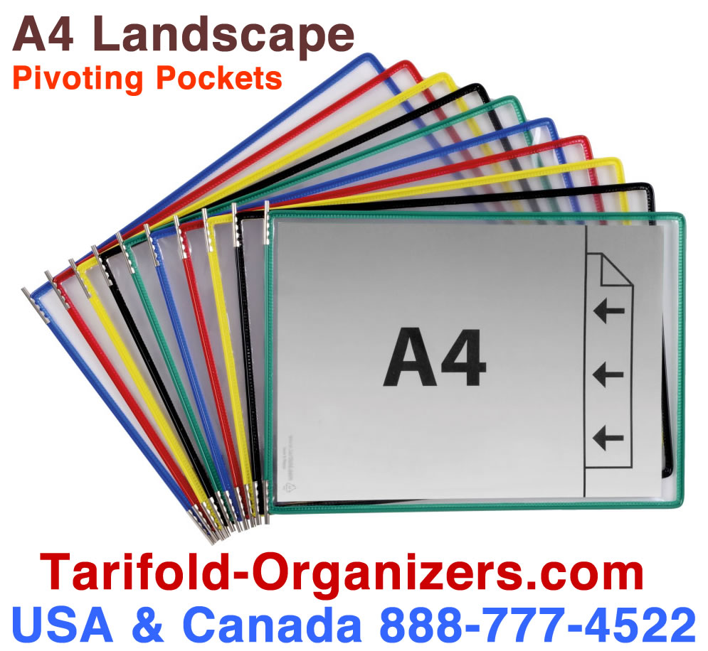 Tarifold® International Sizes • Tarifold-Organizers.com